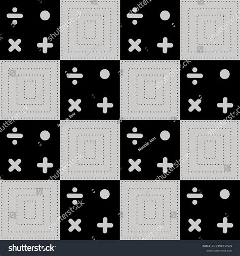 Math Geometry On Square Grid Vector Stock Vector Royalty Free