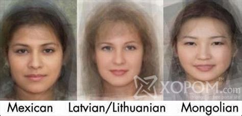 Дэлхийн янз бүрийн улс орнуудын дундаж царай төрхтэй бүсгүйчүүд [14 зураг]