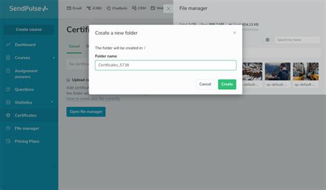 How To Upload A Custom Course Certificate Sendpulse