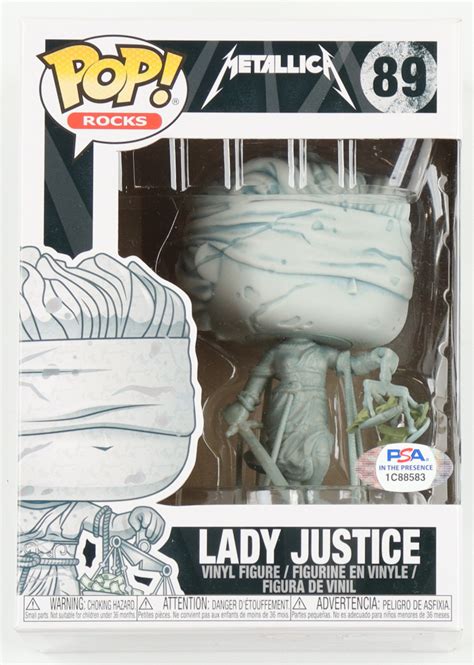 Tone Rodriguez Signed Metallica 89 Lady Justice Funko Pop Vinyl