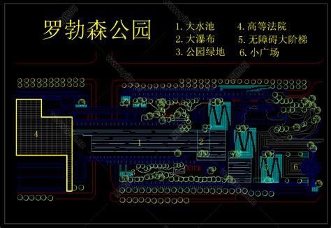 园林cad施工图，园林cad施工图纸下载 素材下载易图网cad设计图纸库