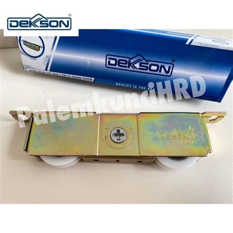 Jual Roda Sliding Door Dekkson Double Heavy Duty Hd200n Nylon Roller Sliding Wheel Dekson Hd