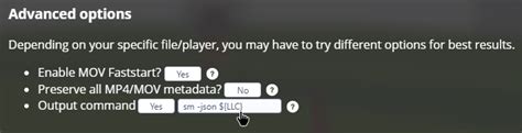 Suggestion Option To Export By Running A Command With Llcs As Json