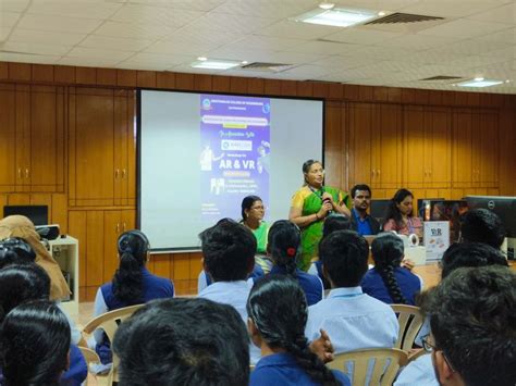 Dr G Fathima On Linkedin Workshop On Ar And Vr Was Held Successfully