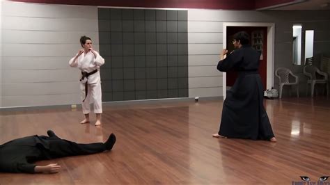 Emma Parsons Karate Ballbusting Hard Kick In The Balls Emma Black