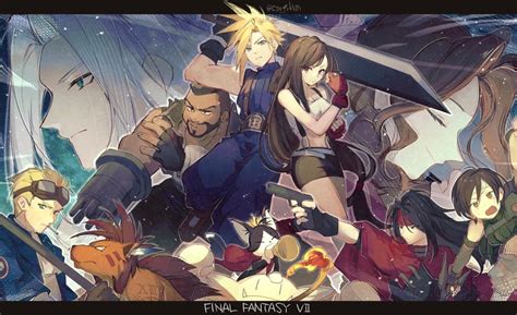 Tifa Lockhart Cloud Strife Aerith Gainsborough Yuffie Kisaragi