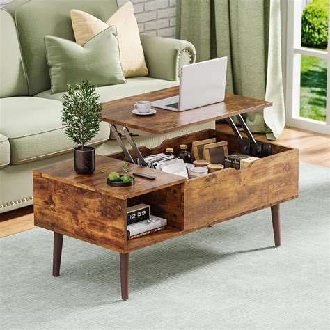 Coffee Table With Lift Top And Chairs Stylish Storage And Comfort For
