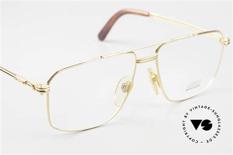 Glasses Gerald Genta New Classic 21 24ct Gold Plated Mens Specs