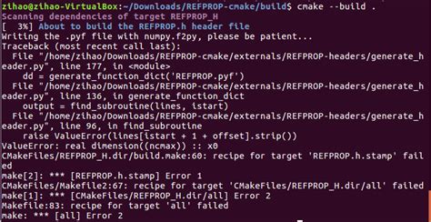 Installation Error With Cmake Issue Usnistgov REFPROP Wrappers GitHub