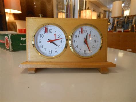 Jerger Schachuhr Analog Chess Clock Retro On 8th