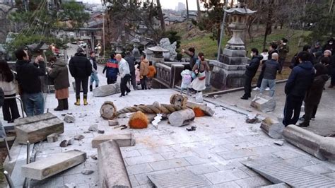 Death Toll In Japan Earthquake Hits 48 As Rescuers Search Rubble