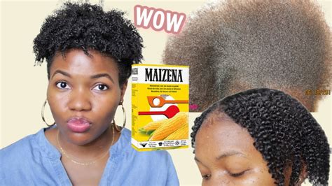 Maizena Cheveux Crépus Naturel DÉfrisant Assouplissant Lisse