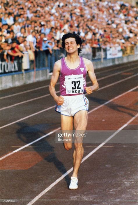 Seb Coe When Breaking His First 800m World Record In Oslo In 1979