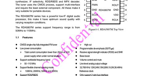 Rda M Datasheet V Pdf Google Drive