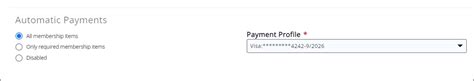 Assign Payment Profile To Recurring Fees Growthzone