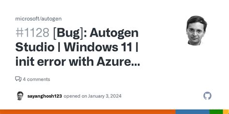 Bug Autogen Studio Windows 11 Init Error With Azure OpenAI Key