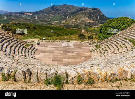 Hellenistic Ancient Theatre From The 3rd Century Bc With Grandiose