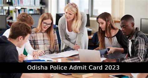 Odisha Police Admit Card 2023 For Constable Civil Exam Today Opssb Nic