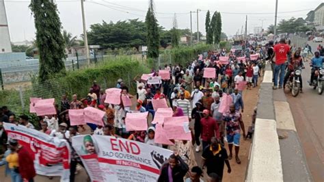 Hardship Protest Osun Protesters Hit Osogbo Streets Despite Rain