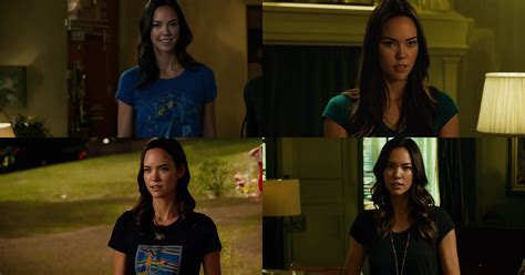 Lexica Odette Annable Black T Shirt Hands Up