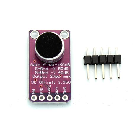 MAX9814 Electret Microphone Amplifier Module AGC Auto Gain Control