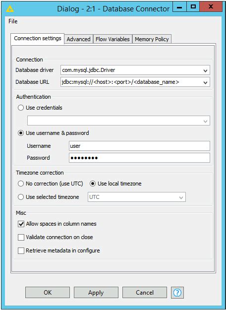Knime Database Extension Guide