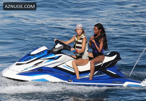 Gigi And Bella Hadid Spending Their Time At The Beach And Enjoying Some