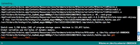 Rfduino Got Error Hex Get Failfailfail Ide