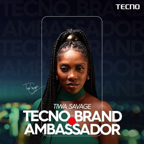 Tiwa Savage Becomes Tecno First Female Brand Ambassador Yinksmedia