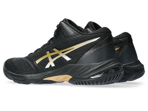 Asics Netburner Ballistic Ff Mt 3 Black Pure Gold Just Sport