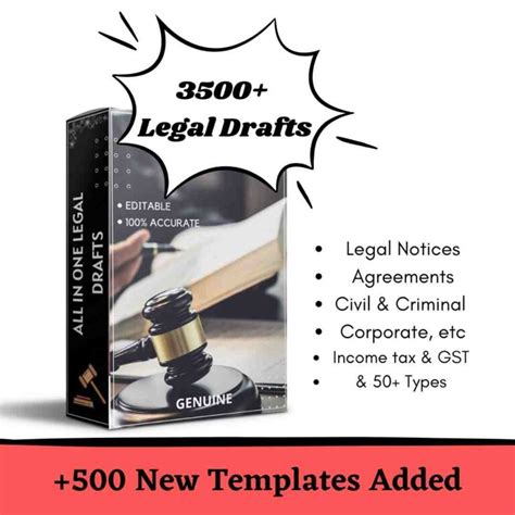 3500 Legal Drafts Templates Bundle Elite Vakiltech