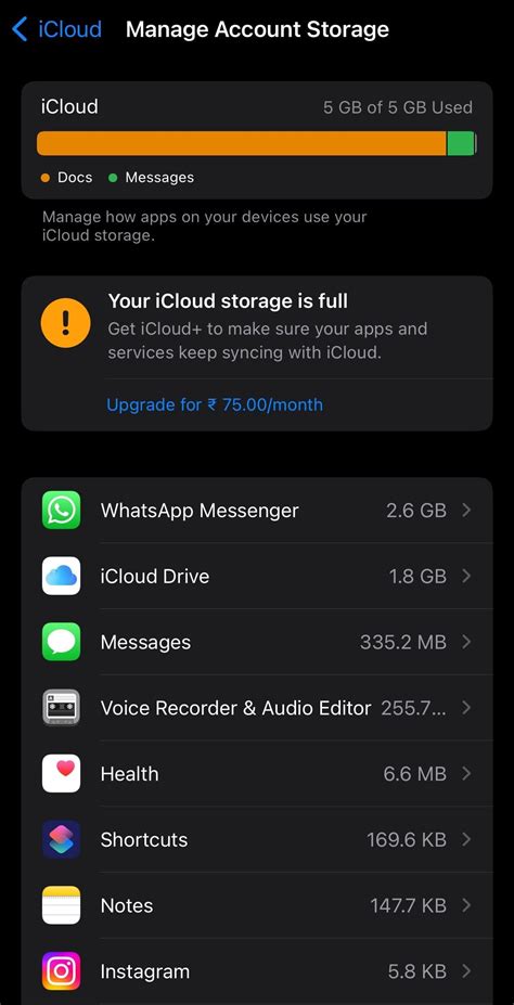 Ios Storage Management Is Weird Can Someone Help Me Understand This