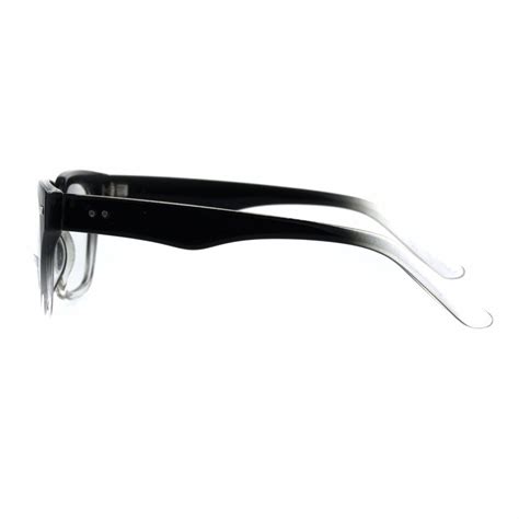 Mens Luxury Designer Horned Rim Hipster Nerdy Clear Lens Eye Glasses Ebay