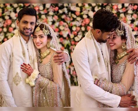Pakistani Cricketer Shoaib Malik And Actress Sana Javed Got Married