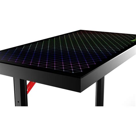 Eureka Ergonomic Explorer Edition Tempered Glass Gaming Desk With