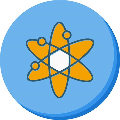 Atomic Structure Vector Icon Vector Art At Vecteezy