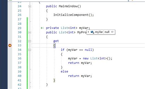 C Property Autonomously Instantiated After Mouse Hover DataTip