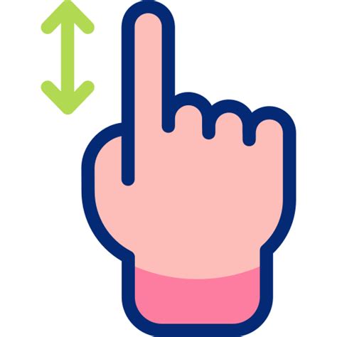 Vertical Scroll Free Arrows Icons