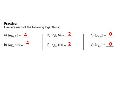 PPT - Introduction to Logarithms PowerPoint Presentation, free download - ID:2705008
