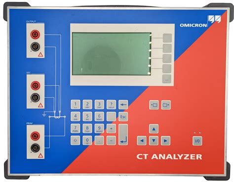 Omicron Ct Analyzer Rpm Test Equipment Solutions Inc