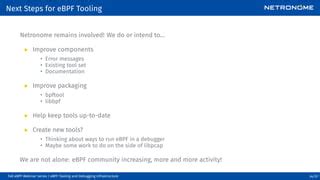 Ebpf Tooling And Debugging Infrastructure Ppt