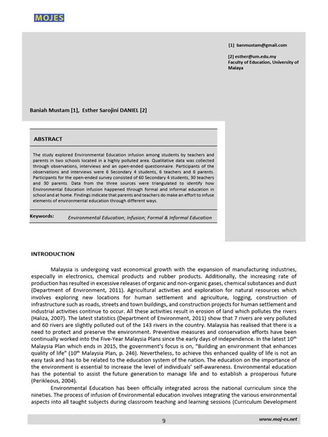 Informal And Formal Environmental Pdf