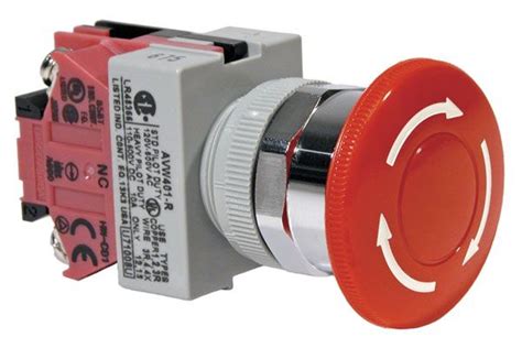 Idec AXW R Non Illuminated Pushbutton