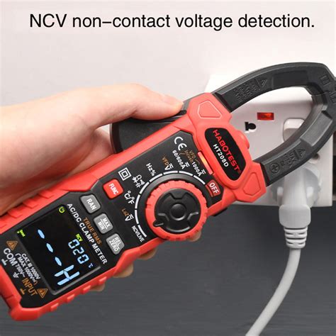 Habotest Ht208 Digital Clamp Meter 1000v1000a Acdc True Rms Ncv