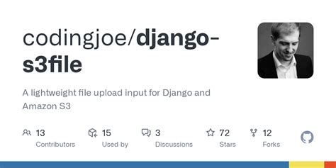 GitHub Codingjoe Django S File A Lightweight File Upload Input For Django And Amazon S