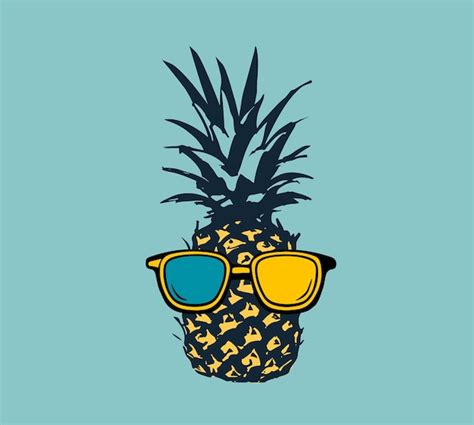 Premium Vector Pineapple Hand Drawn Illustrations Vector