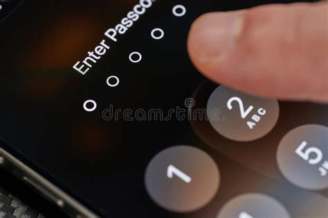 Enter Passcode In New Iphone 15 Pro Max Editorial Image Image Of