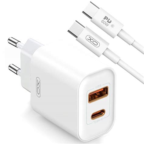 SZYBKA ŁADOWARKA SIECIOWA USB C W QC PD KABEL USB C USB C W M Sklep Opinie Cena w