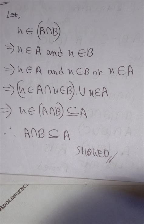 If A B Then A B Brainly In