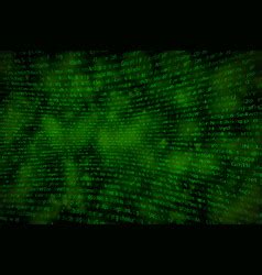 Green Digital Bg Coding Or Hacking Concept Vector Image